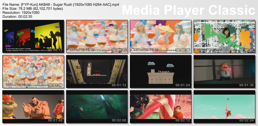 AKB48 And Family: [PV+MP3] AKB48 - SUGAR RUSH [1920x1080 H264 AAC]